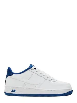 Nike Air Force 1 Low Lace Up Sneakers - White/deep Royal Blue