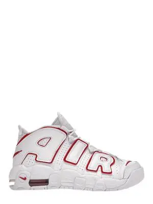 Nike Air More Uptempo Outline Sneakers - White/varsity Red