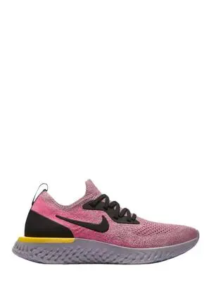 Nike Epic React Flyknit Sneakers - Plum Dust/black/pink Blast