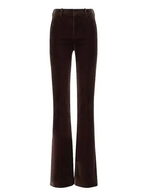 Loro Piana Gaby Straight Pants - Brown