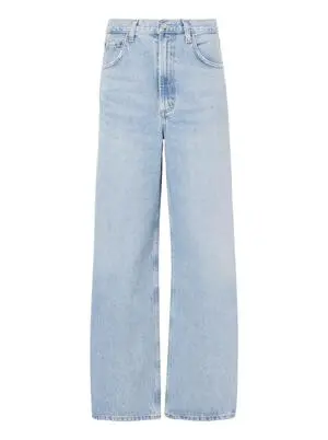 AGOLDE Low Curve Wide-leg Jeans - Blue