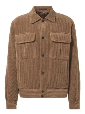 Giorgio Armani Wool And Cashmere Blouson - Brown