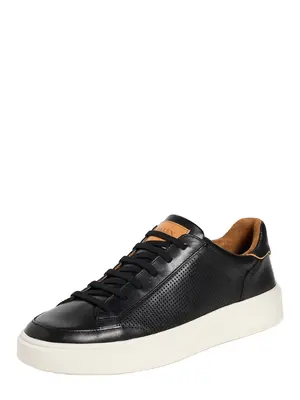 Allen Edmonds Oliver Leather Sneakers - Black