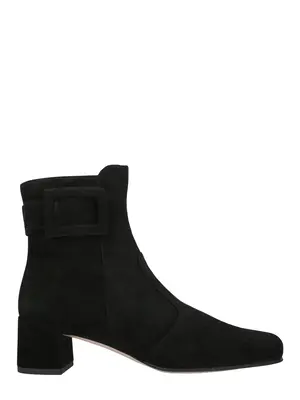 ROGER VIVIER Très Vivier Polly Ankle Boots 45 - Black