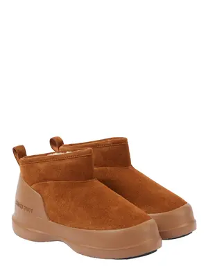 Moon Boot Luna Low Ankle Boots - Brown