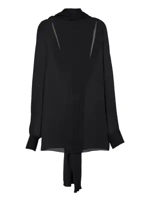 Khaite Bex Silk Blouse - Black