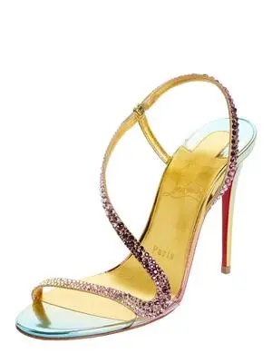 CHRISTIAN LOUBOUTIN Christian Louboutin Rosalie Iridescent Slingback Sandal