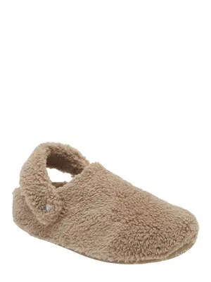 CROCS Classic Cozzzy Faux Fur Slipper Clog - Mushroom