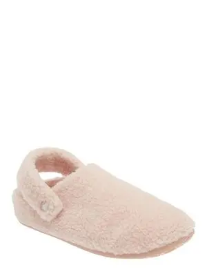 CROCS CROCS Classic Cozzzy Faux Fur Slipper Clog Pink Clay