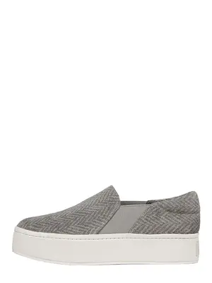 Vince Warren Nubuck Slip-on Sneakers - Grey