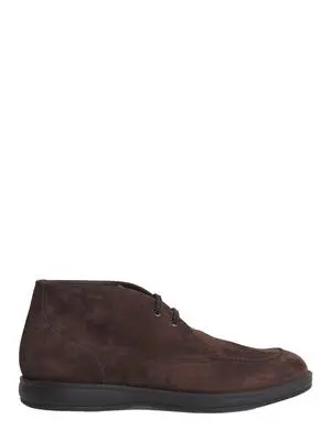 Brioni Suede Ankle Boots - Brown