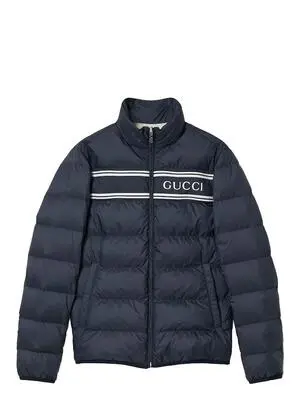 Gucci Nylon Puffer Jacket - Blue