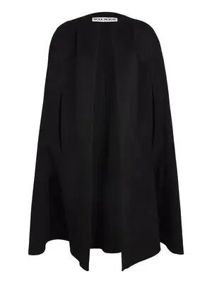 WOLK MORAIS Cashmere Monceau Cape - Black