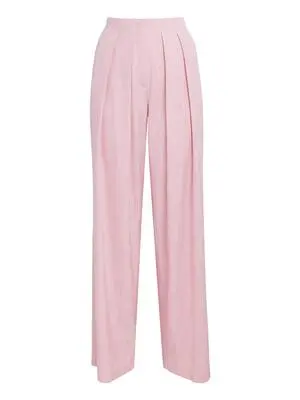 Maje Maje Wide-Leg Tailored Trousers Pink