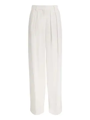 Maje Maje Wide-Leg Tailored Trousers White