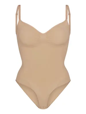 SKIMS SKIMS Seamless Sculpt Brief Bodysuit Clay