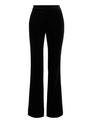 A.L.C. Ford Velvet Straight-leg Pants - Black