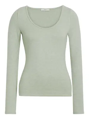 Vince Mélange Knitted Sweater - Light Green