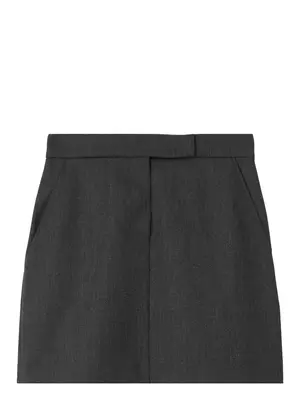 Max Mara Sondalo Wool-twill Mini Skirt - Gray