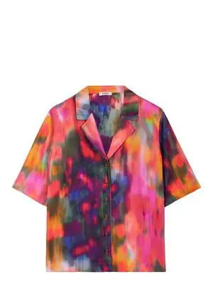 ERES Florale Printed Silk-twill Shirt - Multi