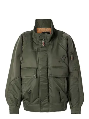 R13 Paneled Bomber Jacket - Green