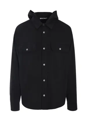 PALM ANGELS Gothic-logo Hoodie