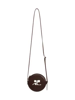 COURREGES Re-edition Small Circle Bag - Brown
