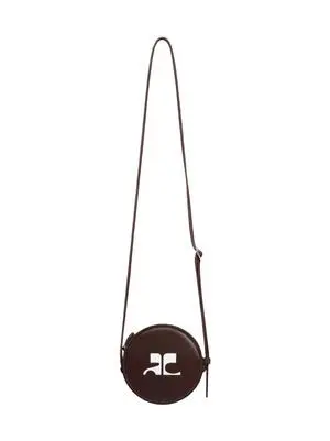 COURREGES Courrèges Re-edition Small Circle Bag Brown