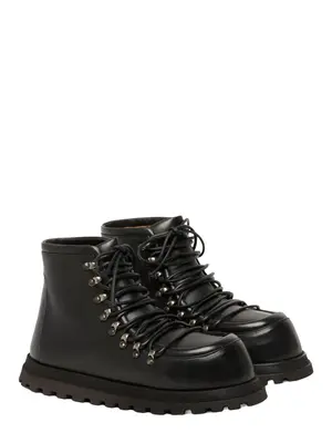 Marsèll Gicarro Chunky-sole Leather Boots - Black
