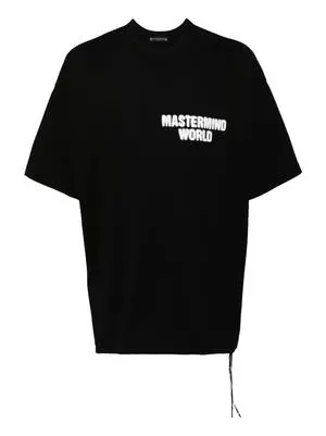 MASTERMIND WORLD Spray-paint Effect T-shirt - Black