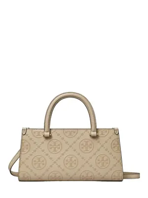 Tory Burch Small T Monogram Tote - Neutrals