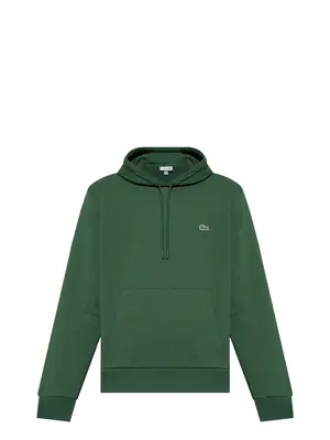 Lacoste Embroidered Fleece Hoodie - Green