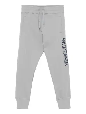 Versace Logo-print Track Pants - Grey