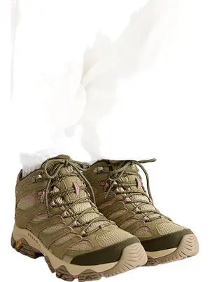 Merrell Merrell Moab 3 Mid Waterproof Hiking Boots Olive