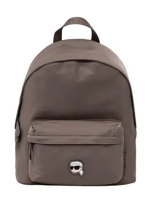 Karl Lagerfeld K/ikonik Medium Backpack - Neutrals