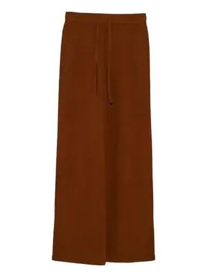 YVES SALOMON Yves Salomon Knitted Wide-Leg Trousers