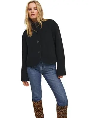 REFORMATION Owen Jacket - Black
