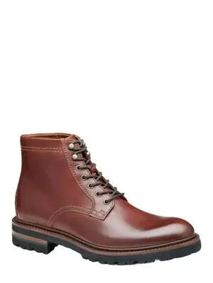 JOHNSTON & MURPHY Johnston & Murphy Dudley Plain Toe Lug Boot