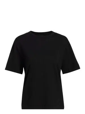 Rails Cotton-cashmere T-shirt Black