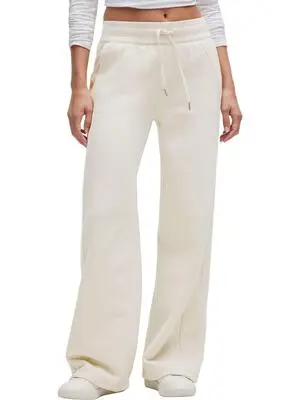 Lululemon Lululemon Scuba Mid-Rise Wide-Leg Pant Bone