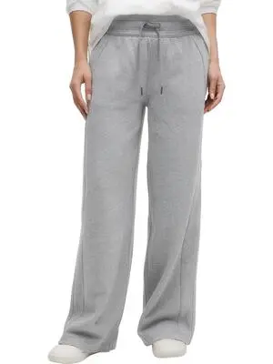 Lululemon Lululemon Scuba Mid-Rise Wide-Leg Pant Heathered Medium Grey