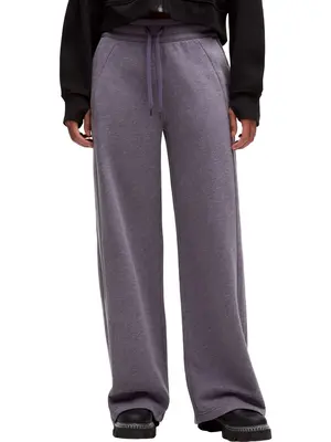 Lululemon Lululemon Scuba Mid-Rise Wide-Leg Pant Heathered Nightfall
