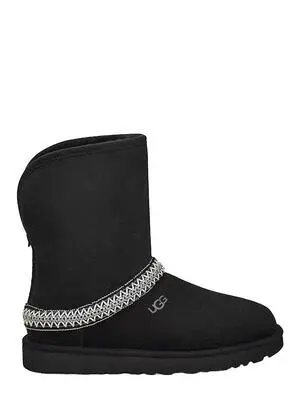 UGG Classic Short Crescent Boots - Black