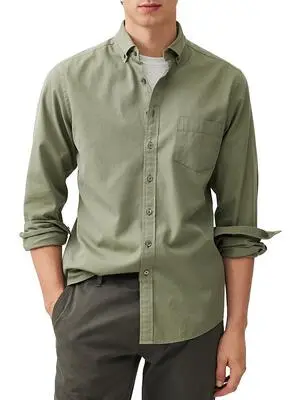 Rodd & Gunn Featherston Slim Fit Button Down Shirt Hemlock
