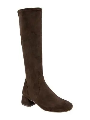 KENNETH COLE Emily Stretch Boots - Chocolate