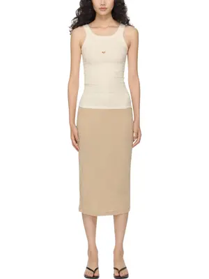 BASERANGE Cut-out Tank Top - White