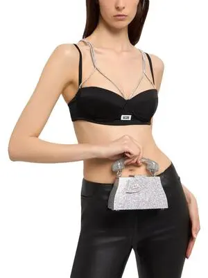 Gcds Call Me Comma Mini Bag - Silver