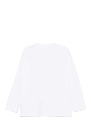 Comme Des Garçons Sequin-embellished T-shirt - White