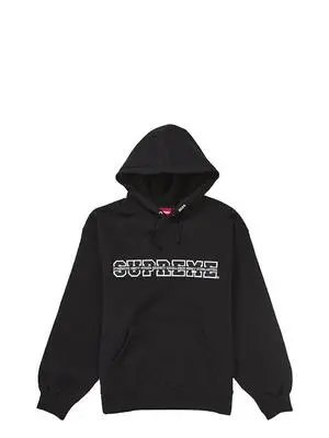 Supreme Collegiate Acronym Hooded Sweatshirt - Black