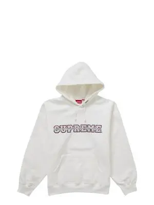 Supreme Collegiate Acronym Hooded Sweatshirt - White
